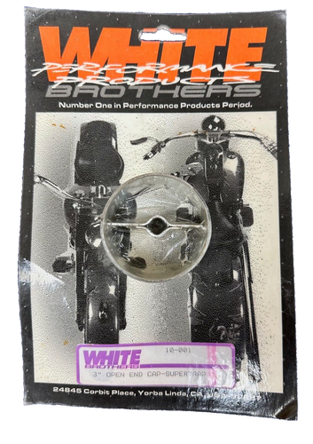 White Brothers 10-001 3" Open End Cap - Supertrapp (Box M) | eBay