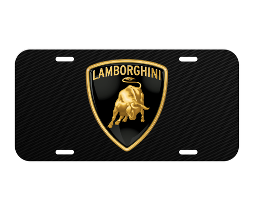 LAMBORGHINI Vehicle License Plate Aventador Huracán Exotic Sports Lambo ...
