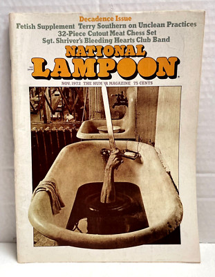The National Lampoon Magazine Decadence Issue November 1972 | eBay