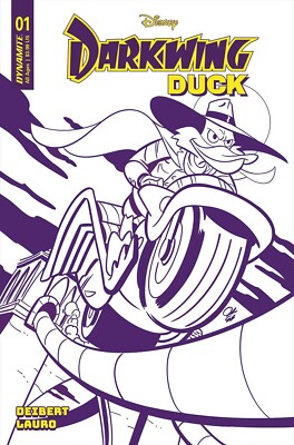 Darkwing Duck #1 Cover O Incentive Jacob Edgar Purple Line Art Cover | eBay