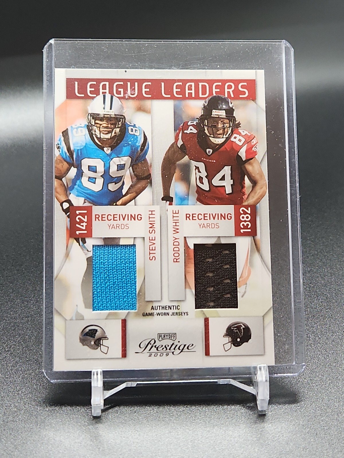 2009 Steve Smith and Roddy White Playoff Prestige jersey card 51/250 | eBay