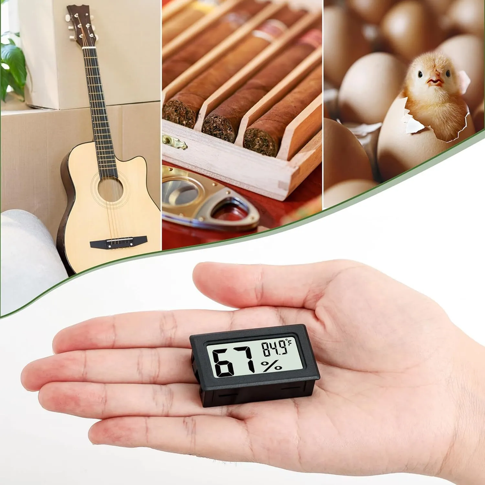 Lot Digital LCD Indoor Temperature Humidity Meter Thermometer ...