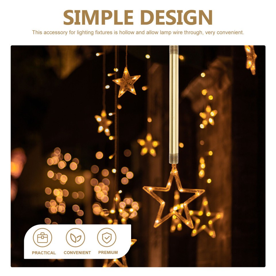 Lighting Fixture Stem Pendant Light Straight Lamp Making Kit Light ...