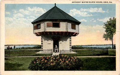 Vintage postcard of Anthony Wayne Block House | eBay
