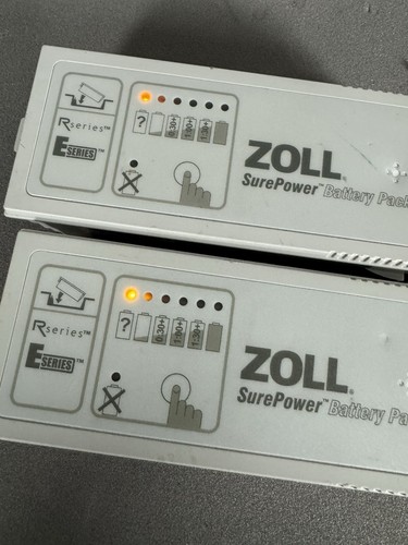 *Lot of 2* Zoll R Series SurePower Batteries - 8019-0535-01 - Ships ...