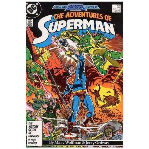 Adventures of Superman #426 - 1987 series DC comics VF+ [l. | eBay