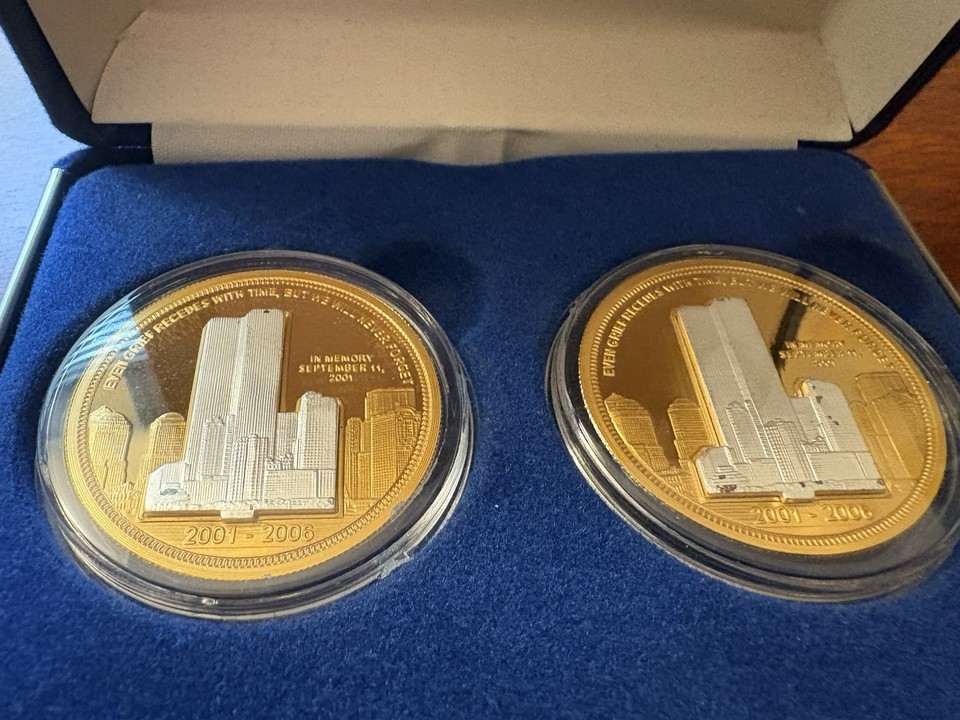 National Collector's Mint 9/11 Commemorative Coins 5th Anniversary, 2 ...