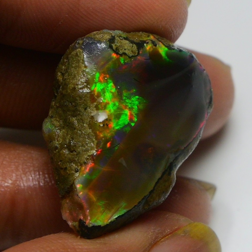 Large Opal Rough 37.80 Carat Natural Ethiopian Oil Opal Raw, Fire Opal ...