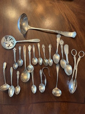 Lot Of Vintage Silver Plated Spoons | eBay