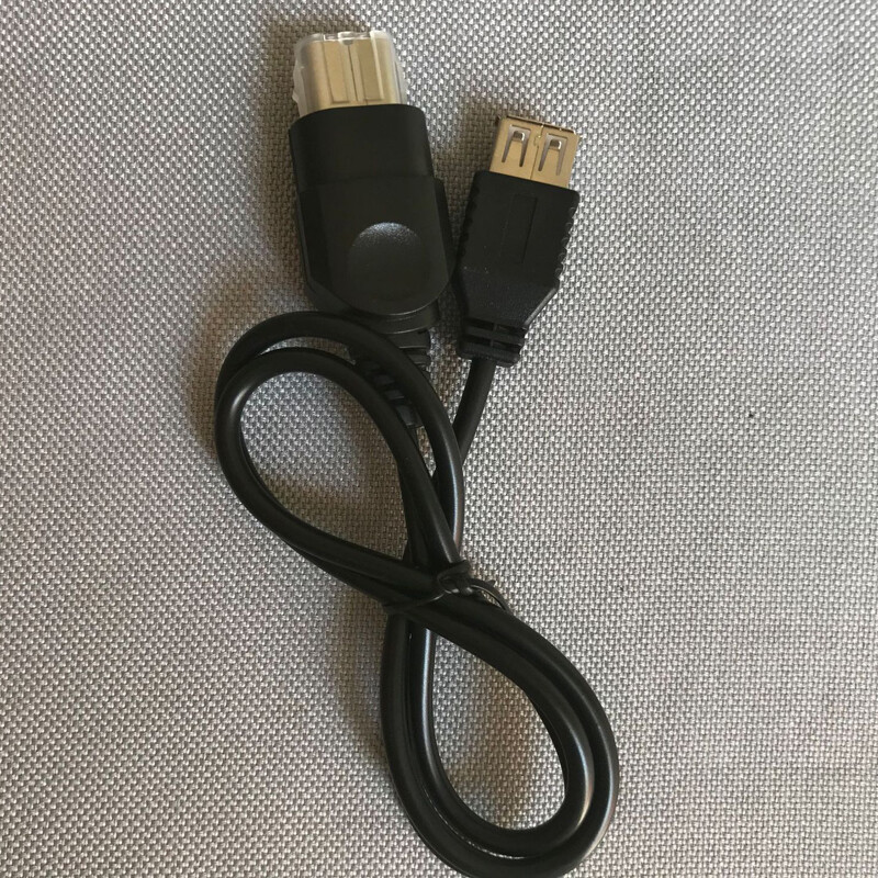 Female USB to Xbox controller port adapter cable 1st gen original Xbox ...