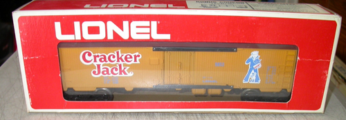 Cracker Jack Billboard Reefer Car Lionel 6-9853 O 027 w/ Box Caramel ...