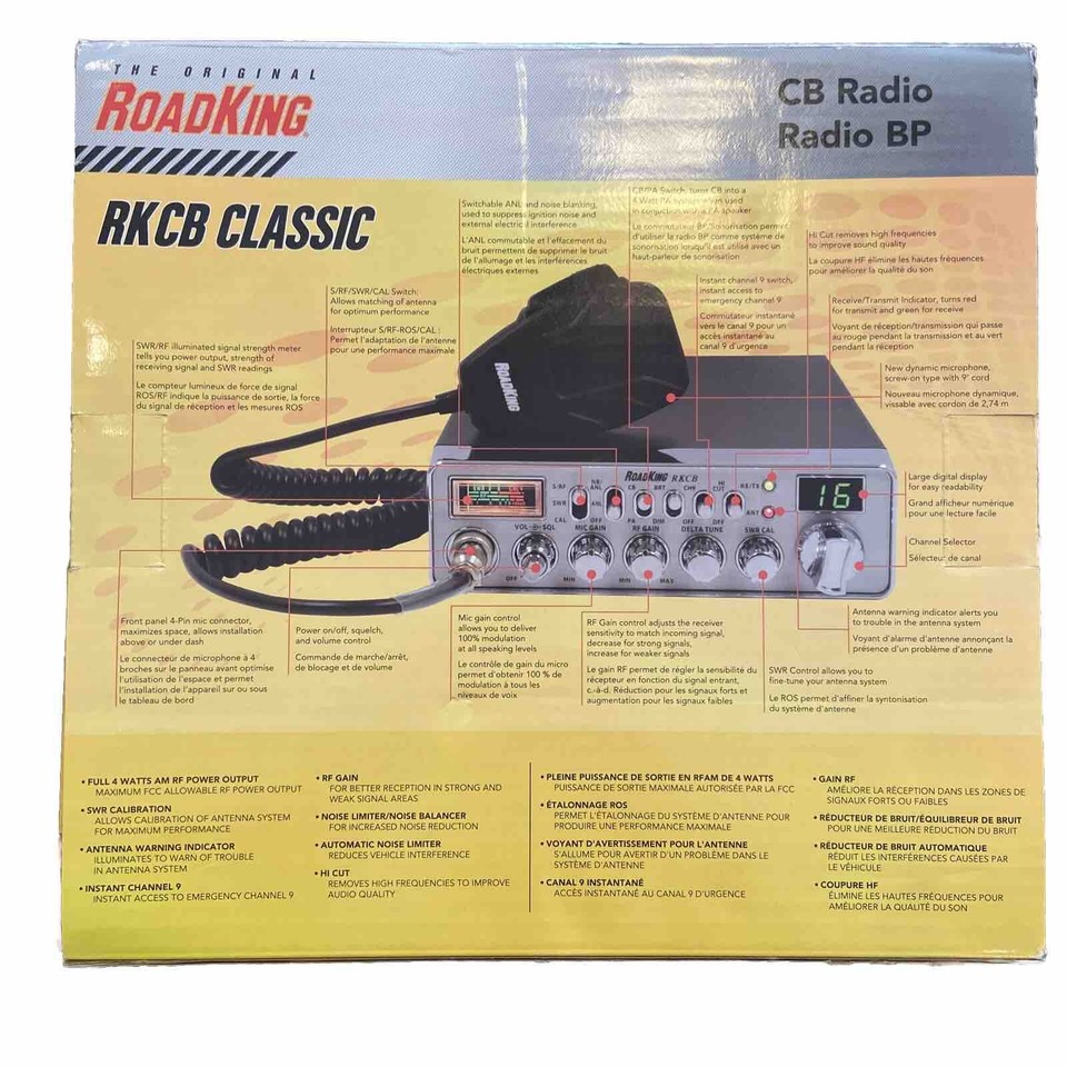 RoadKing RKCB Classic 40 Channel CB Radio 45464787579| eBay