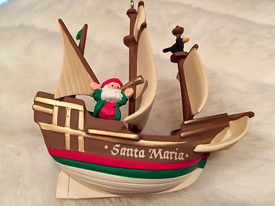 Hallmark Keepsake Christmas Ornament " Santa Maria " #1164 | eBay