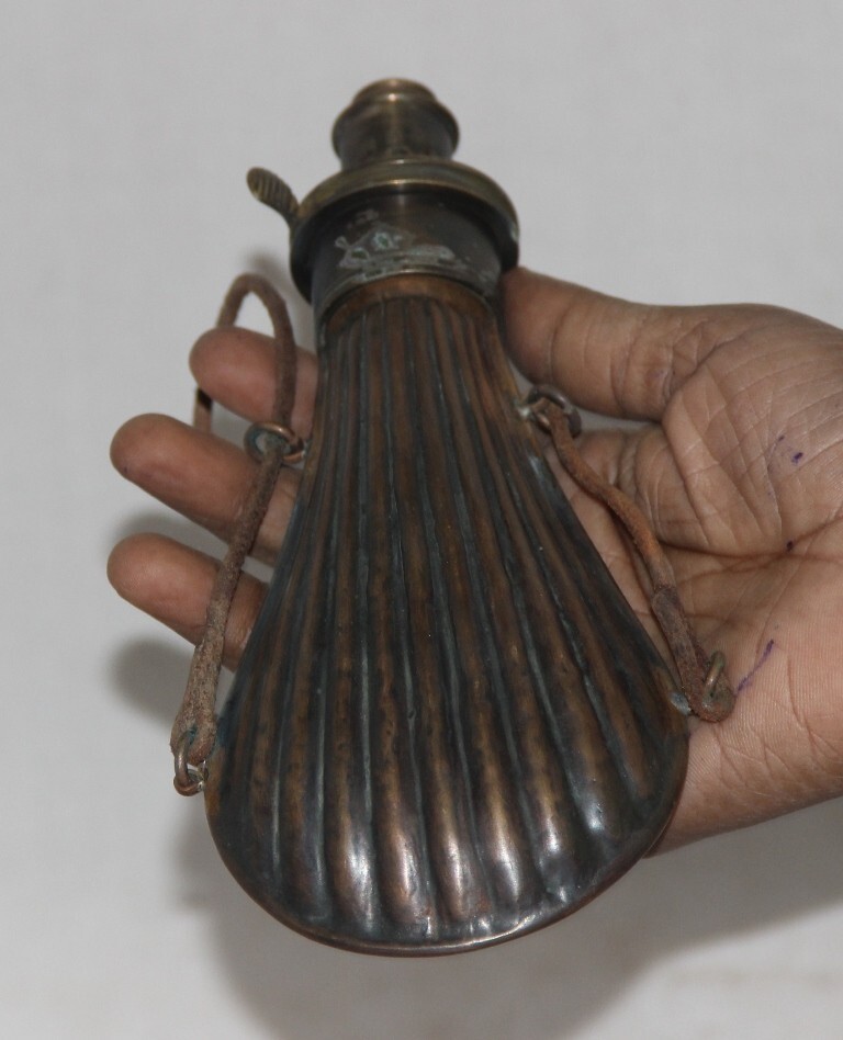 Antique Brass Engraved Flask Old Original Brass Flask Indian ...