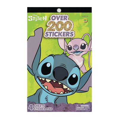 Disney Stitch Sticker Booklet for Kids - 4 Sheets, Over 200 Stickers | eBay