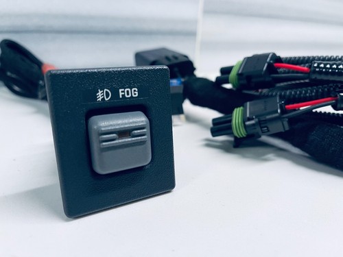 95-99 Chevy Gmc fog light switch with Harness c1500 Suburban Tahoe plug ...