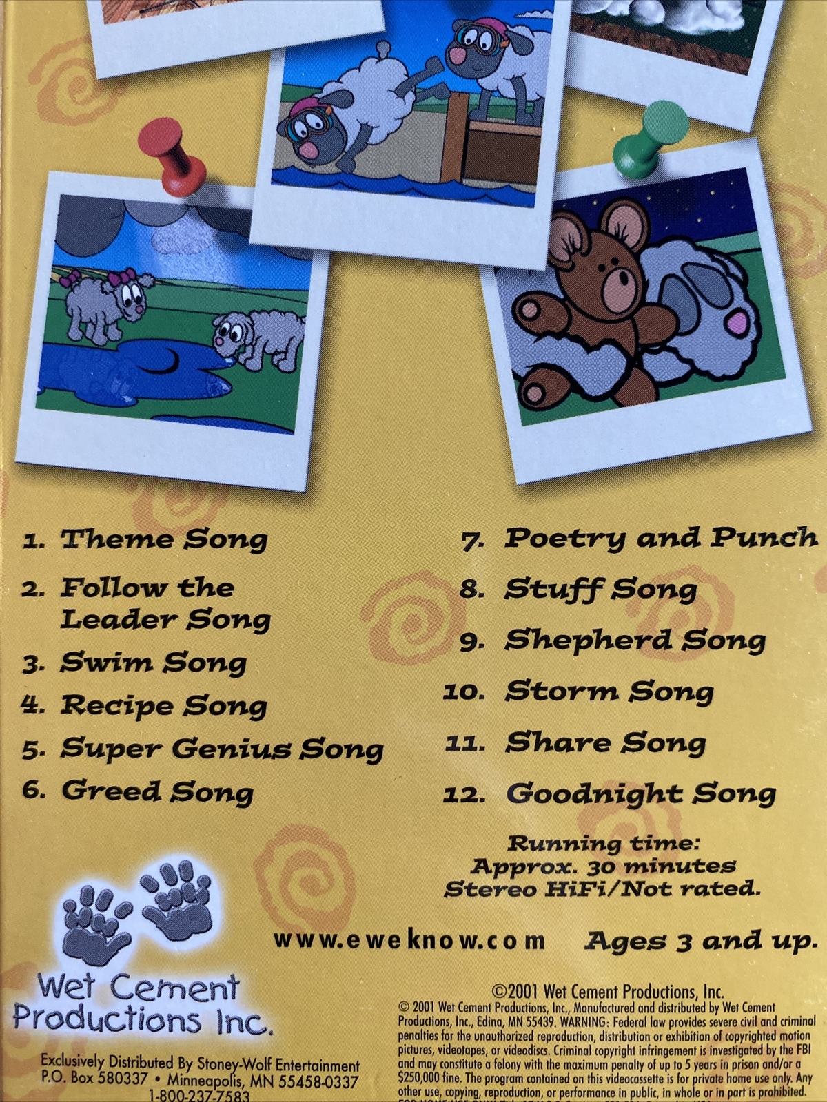 Ewe Know Do Ewe Sing Music Video VHS 2001 Christian 12 Songs 30 Min ...