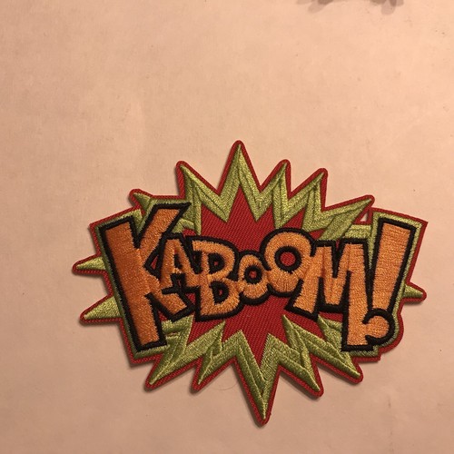 KABOOM! EMBROIDERED SEW 🧵 ON IRON ON PATCH MARVEL DC COMIC BOOK ...