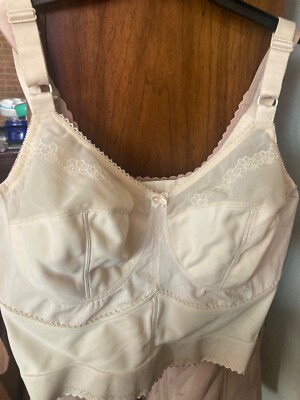 Venus Camisole/Bra sz 50C Beige hook/eye closure in back | eBay