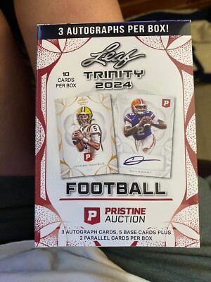 2024 Leaf Trinity Football Blaster Box Sealed | eBay