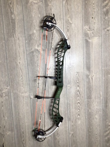 Used PSE Dominator DUO SE2 38 50-60# Green W/White Limbs | eBay