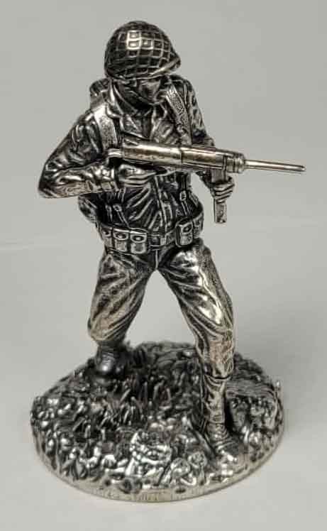 Assault, "Greaseman Gary" - Sterling Silver Statue, 4 Troy Ozs, .925 ...