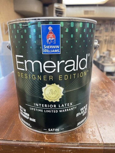 Sherwin Williams Emerald Interior Latex Water Base Paint/Satin ...