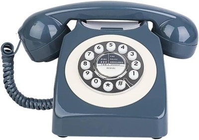 Sangyn Classic Retro Telephone Vintage Style Cord Phone with Push ...