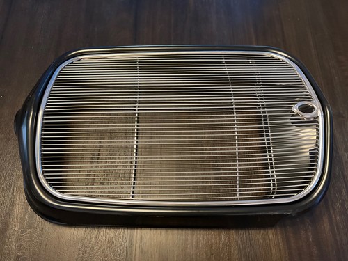 1932 Ford Hot Rod Steel Radiator Shell w Hole & Stainless Grille Insert ...