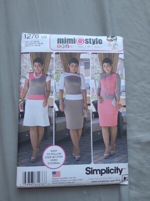 Simplicity uncut Mimi Style Pattern Sz 6-14 Uncut | eBay