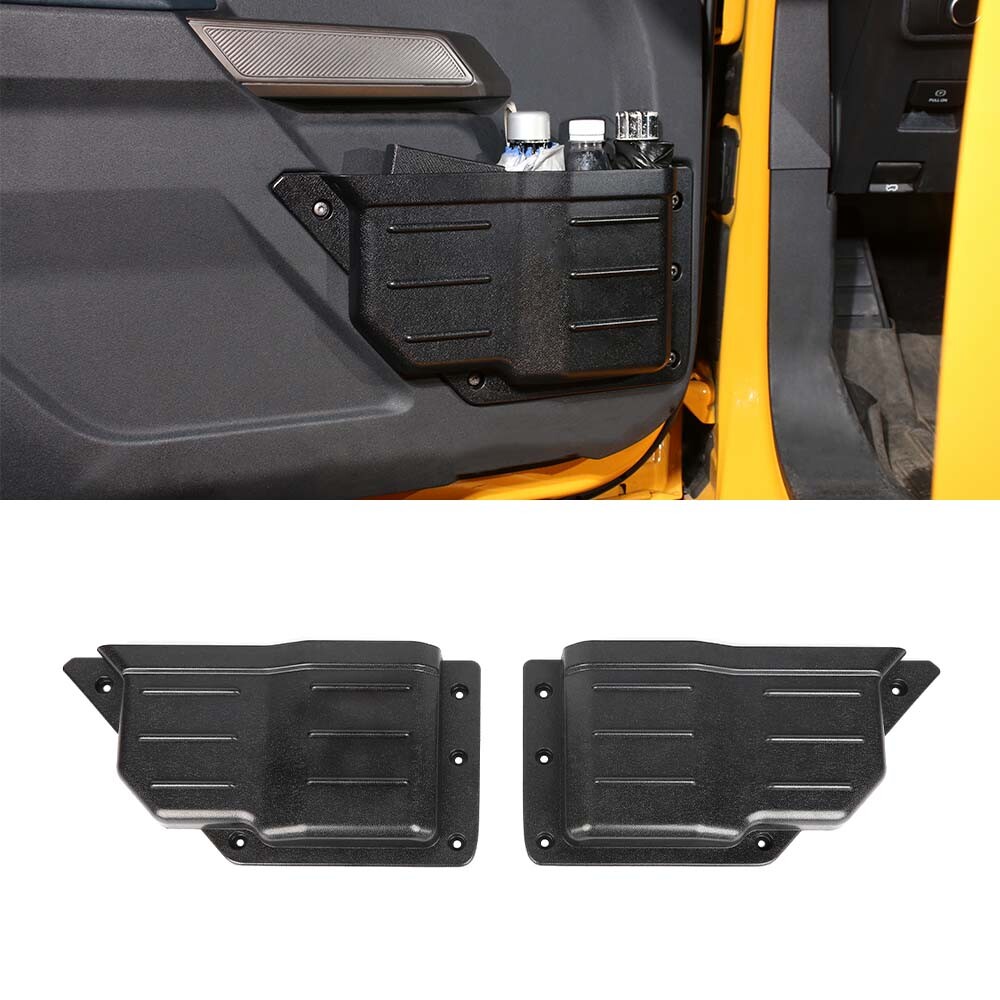 Front Side Door Pocket Storage Insert Side Box Organizer For Ford ...