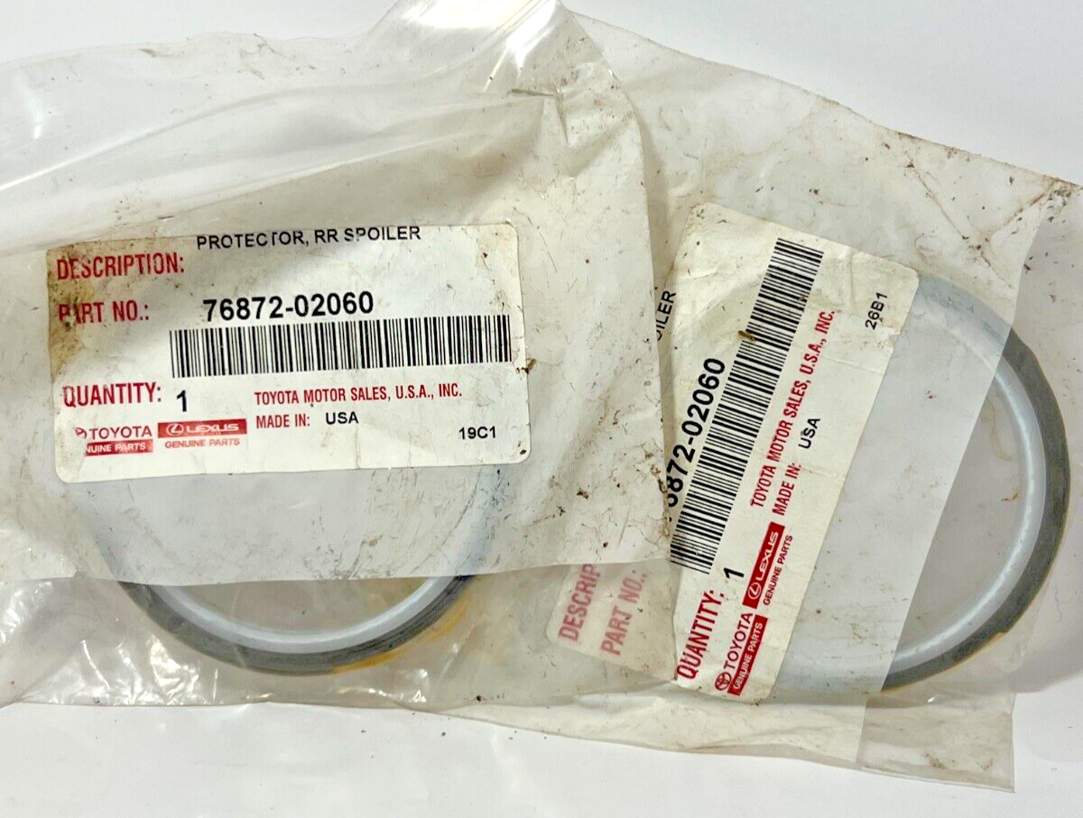 (Lot of 2) Toyota 76872-02060 OEM Protector RR Spoiler 2020-2022 ...