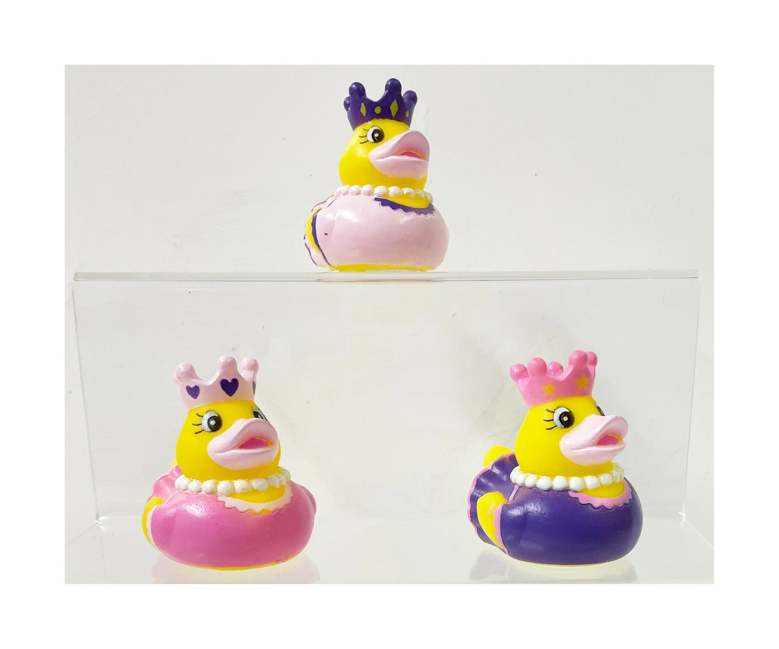 Ducks In Disguise Set 6 Queen Ducks Mini Rubber Duck Set Novelty Gift ...