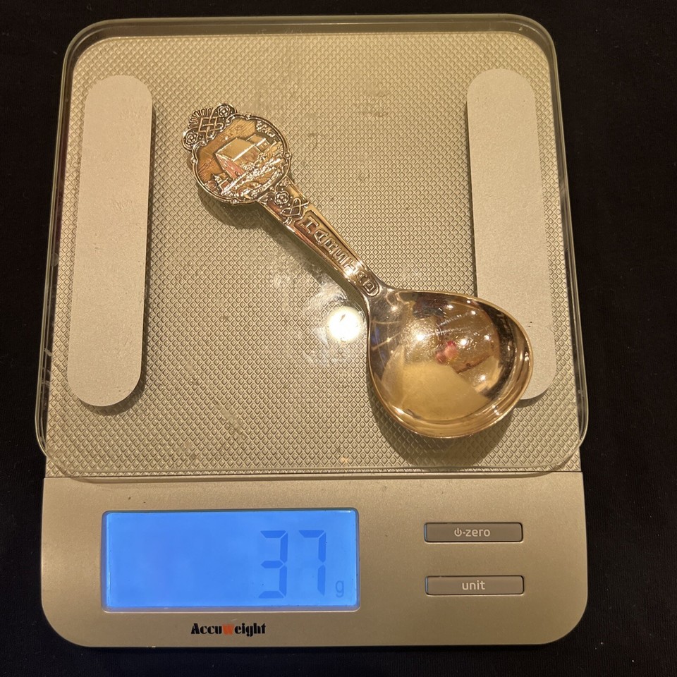 830 Silver Harstad Souvenir Spoon | eBay
