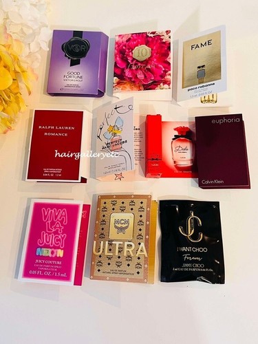10 Perfume Sampler Gift Set Perfume Sample Spray Vial for Women ...