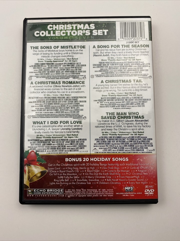 Christmas Collector's Set 6-Movie Pack Volume 7 2 DVD Set 96009223748| eBay