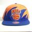 New York Knicks Hat Cap Mens Shark Tooth Snapback Mitchell Ness Orange ...