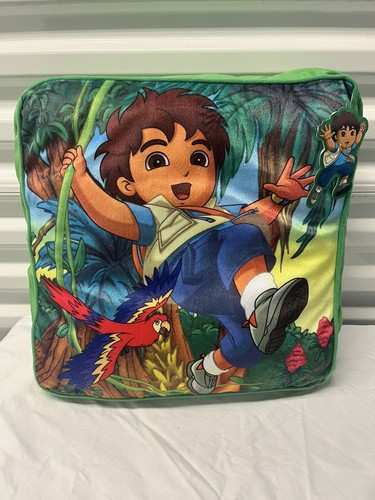 Nickelodeon Go Diego Go Pillow Nick Jr. Square | eBay