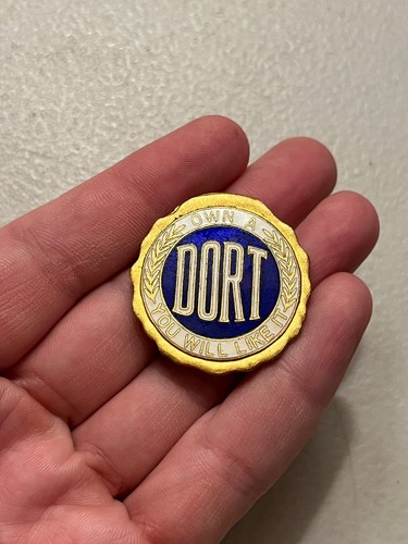 RARE Early Dort Radiator Badge Emblem Perfect Enamel | eBay