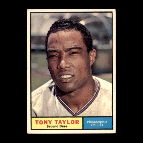 Tony Taylor 1961 Topps Philadelphia Phillies #411 Vintage Set Filler ...
