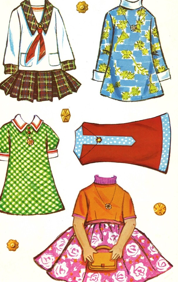 VINTAGE UNCUT 1960s MAGIC SUSIE PAPER DOLL RARE HD LASER REPRODUCTION ...