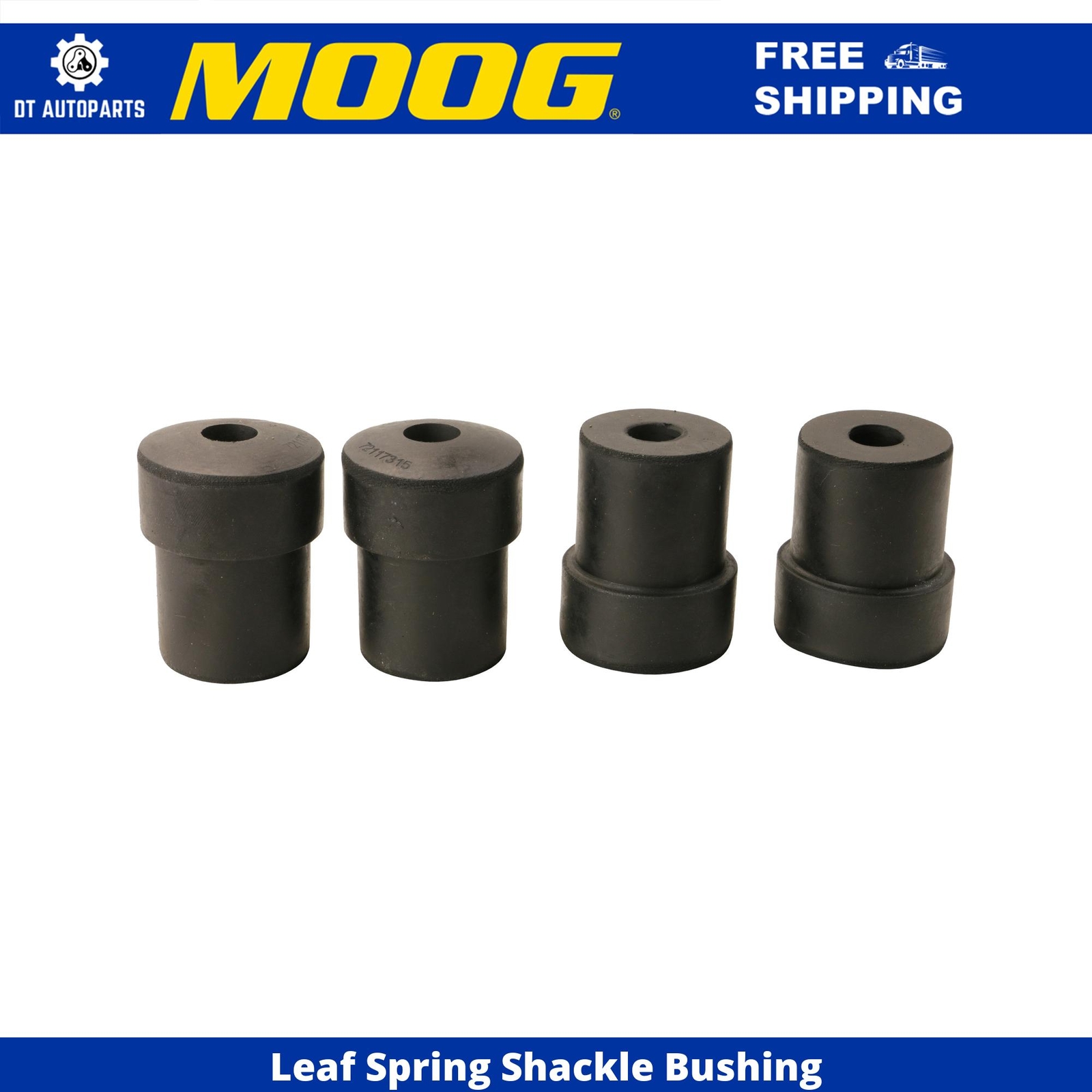 For 1967-1981 Chevrolet Camaro Leaf Spring Shackle Bushing Rear MOOG ...