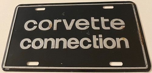 Vintage Corvette Connection Booster License Plate Stingray C1 C2 C3 C5 ...