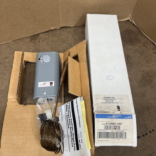 Penn Johnson Controls A19ABC-24C Thermostat Control Range -30F-100F, 8 ...