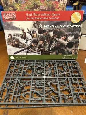 Plastic Soldier WW II US Infantry Heavy Weapons' Soldier Figures 1/72 ...