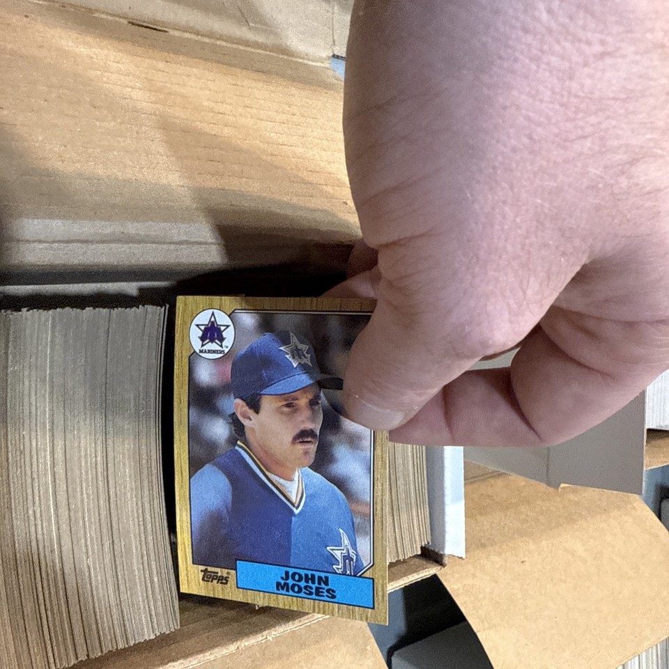 Huge Baseball Card Collection Storage Unit Find Lot Pictured Is Lot ...