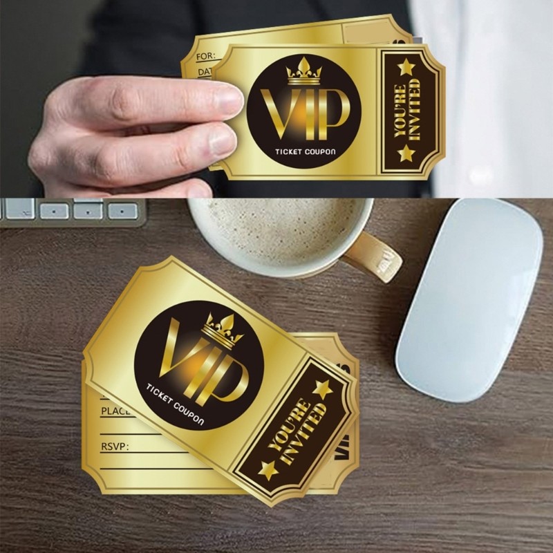 100Sheets Movie Night Party Invitation Double Sided Writable VIP ...