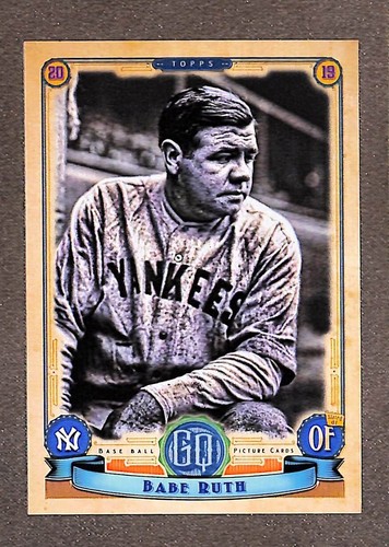 2019 Topps Gypsy Queen SP #320 Babe Ruth | eBay