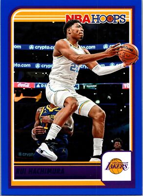 2023-24 Hoops Rui Hachimura Hyper Blue #79 Los Angeles Lakers | eBay