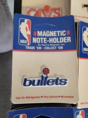 Vintage NBA Logo Magnets - Washington Bullets | eBay